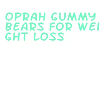 The Oprah Gummy Bears Controversy: A Comprehensive Analysis of Weight ...